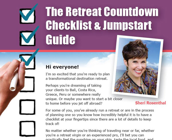 The Retreat Countdown Checklist & Jumpstart Guide - Retreat Coaching ...